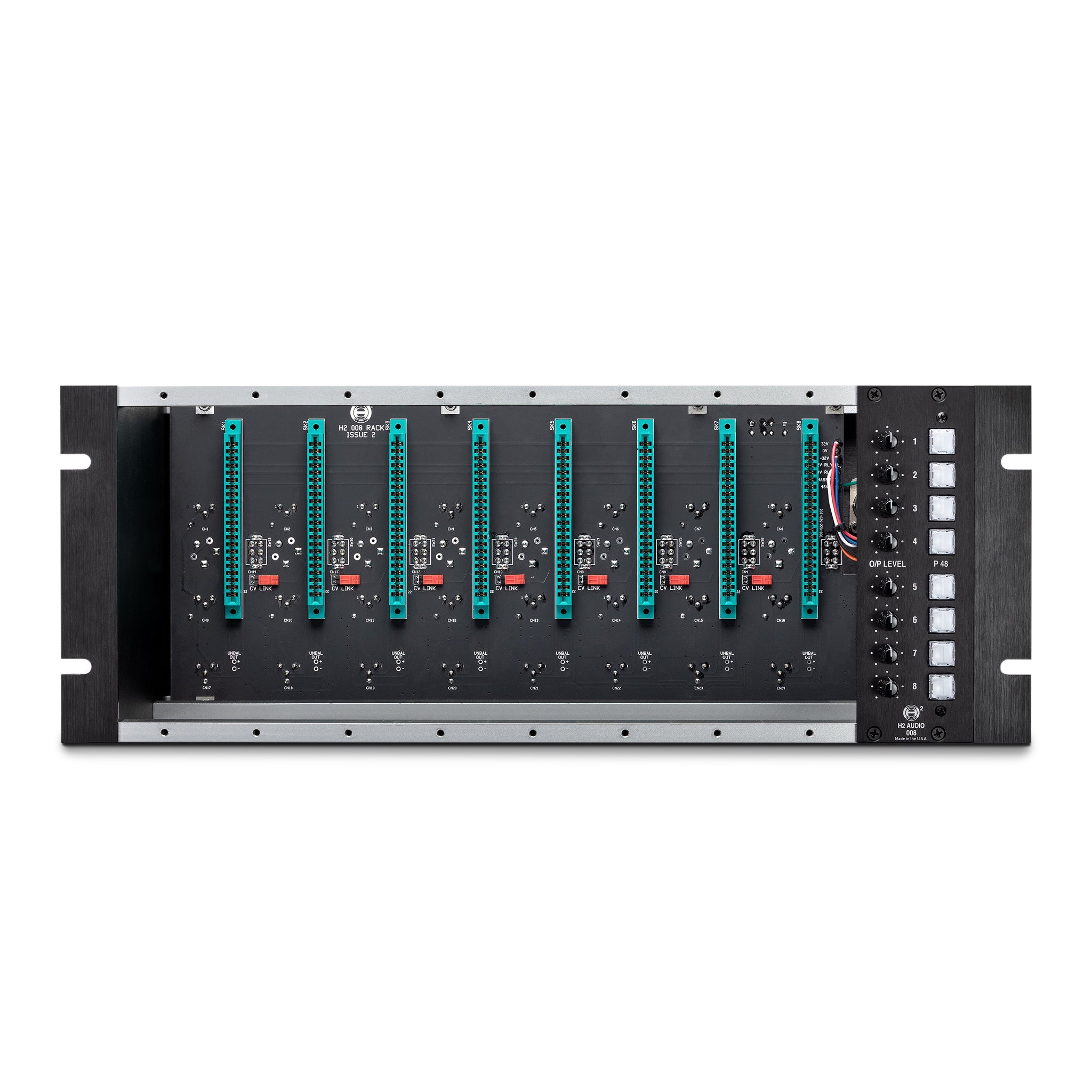 008 -8 Channel 0011 Series Rack Only – H2 Audio Helios